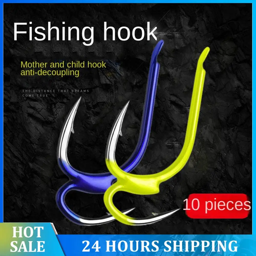 10pcs-Fishhook-Two-Strength-Tip-Bait-Hook-Sharp-Hook-Tip-Fishing-Tackle ...
