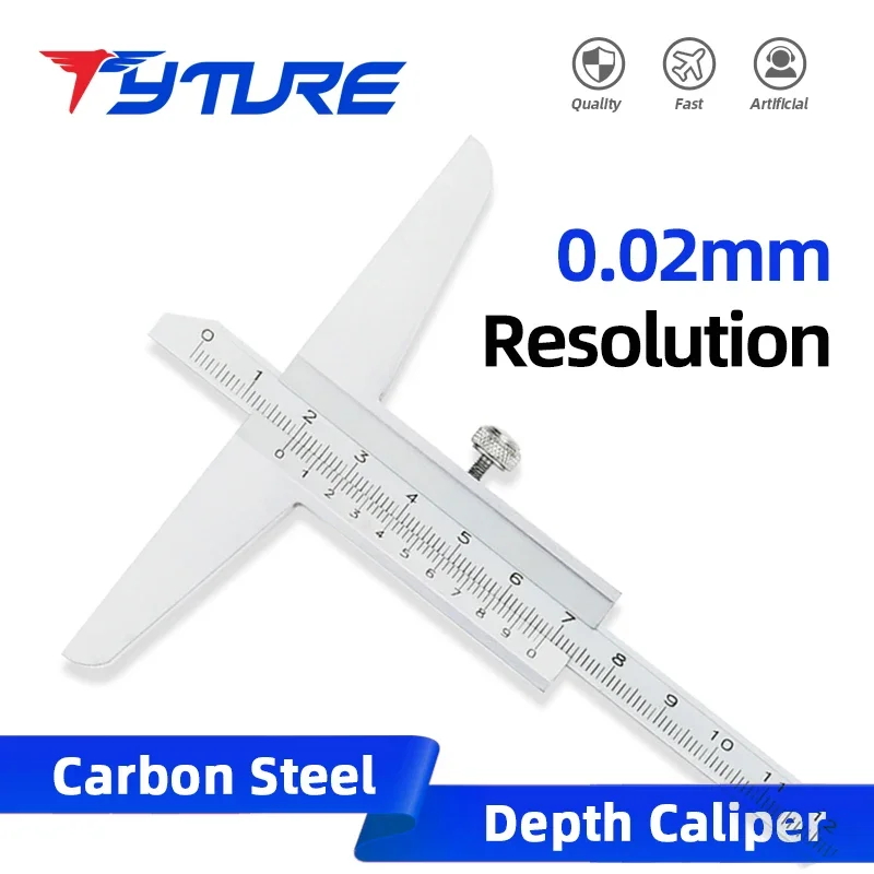 Depth-Gauge-Vernier-Caliper-Metal-Calipers-Woodworking-Tools-Caliber ...