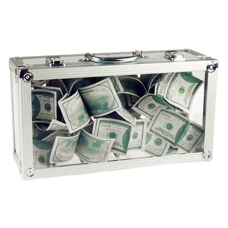 Magic-Tricks-Acrylic-Briefcase-Empty-Crystal-Money-Case-Appearing-Bills ...