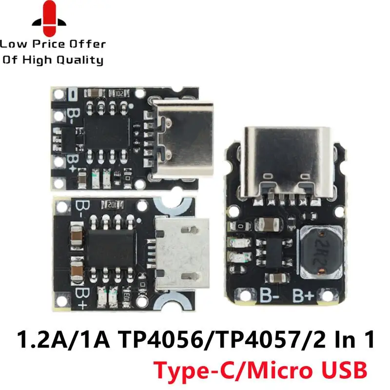 Type-C-USB-TP4057-1A-Lithium-Battery-Charging-Protection-Board-Module ...