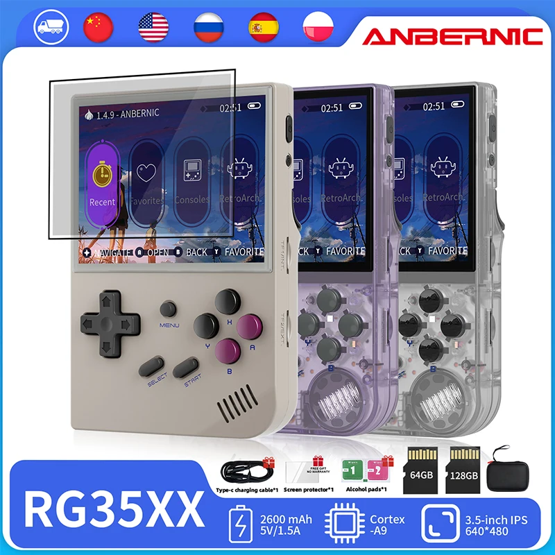 ANBERNIC-RG35XX-Handheld-Game-Console-Linux-System-3-5-IPS-H700-Quad ...