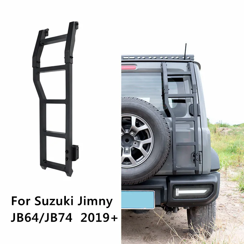 Aluminum-Alloy-Rear-Door-Tail-Ladder-Climbing-Ladder-Tailgate-Rack-For ...