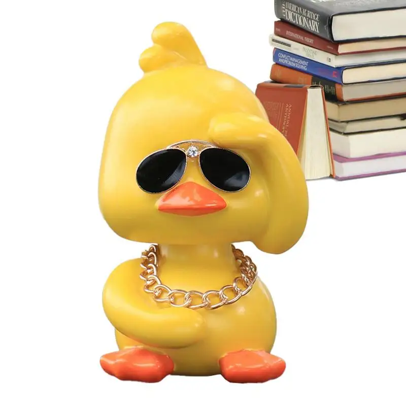Duck-Car-Dashboard-Decorations-Yellow-Duck-Bobbleheads-Action-Figurine ...