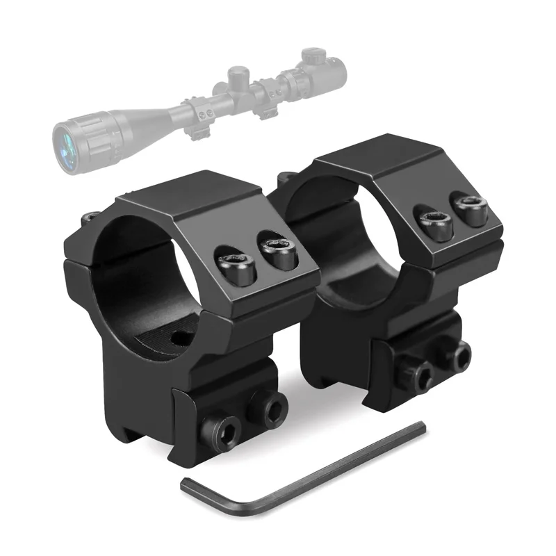 2 Pieces Scope Rings Low Profile Mounts With Stop pin 11mm Dovetail ...