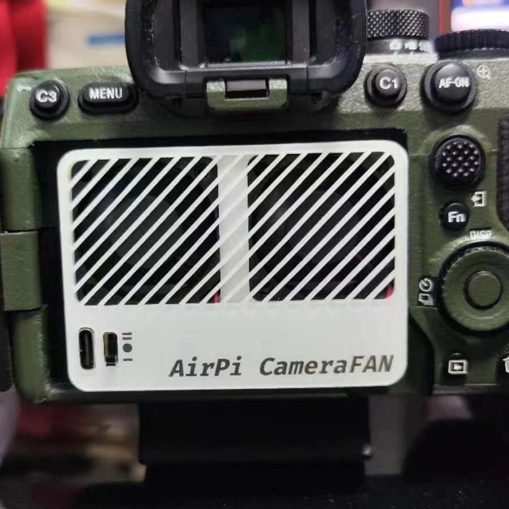 Ultra-silence Live Broadcast Camera Cooling Fan Radiator 4K Recording Kit Heat Sink for ZVE1 ...