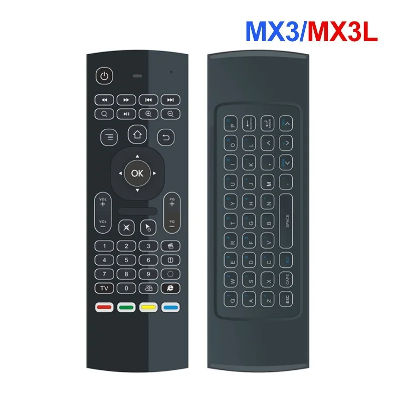 Mx3 Mx3-l Backlit Air Mouse T3 Smart Voice Remote Control 2.4g Rf ...
