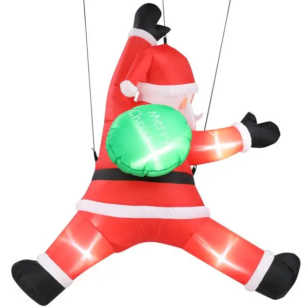 4.9 FT Lighted Christmas Inflatable Decoration, Inflatable Hanging ...