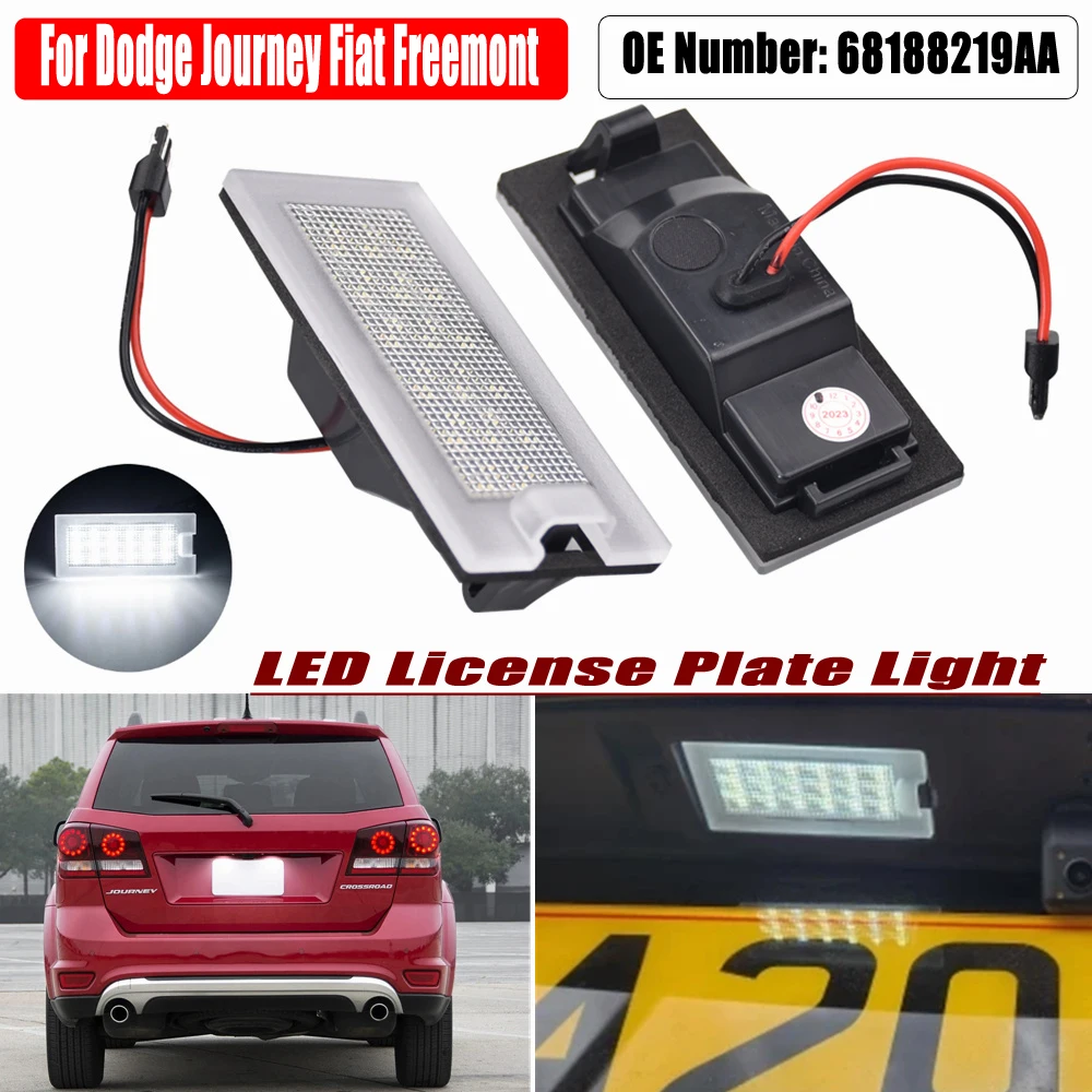 LED-Number-Plate-Light-For-Fiat-Freemont-2PCS-Error-Free-License-Plate ...