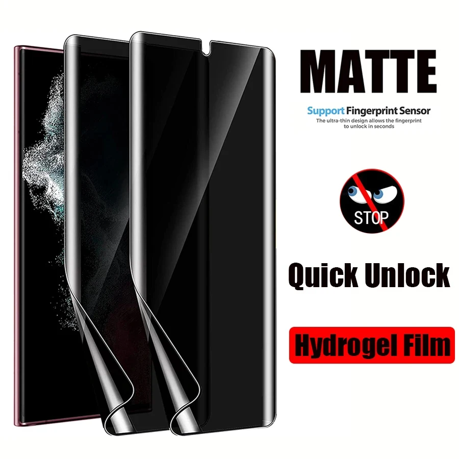 Matte-Ceramic-Privacy-Screen-Protectors-For-Samsung-Galaxy-S21-S20-S22 ...