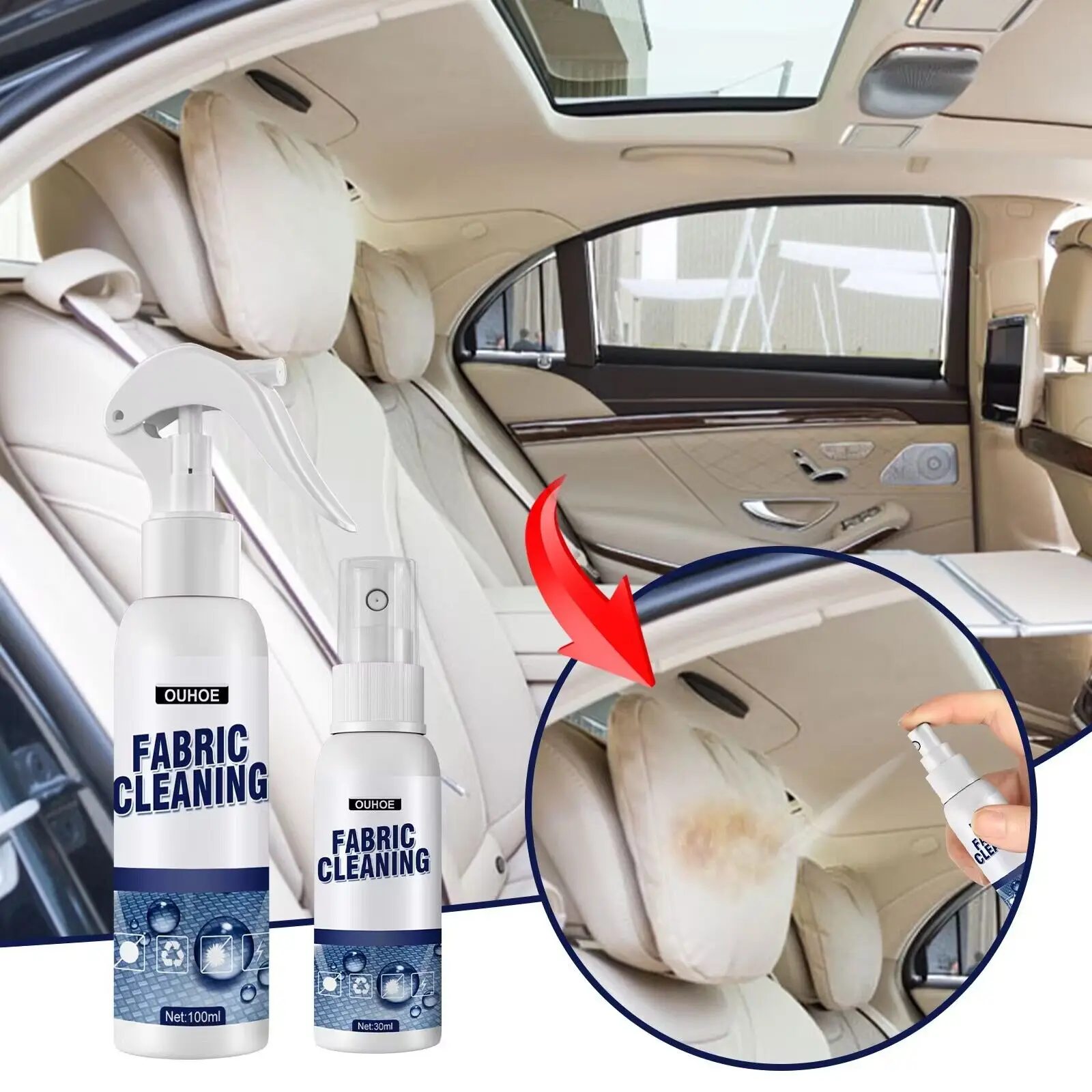Interior Detailer Plastic Leather Restorer Quick Coat For Car For Car ...