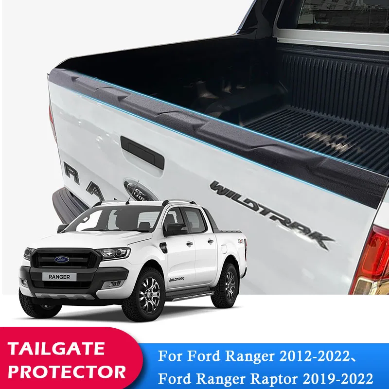 Car Accessories Tail Gate Cover Protector Truck Trim for Ford Ranger ...