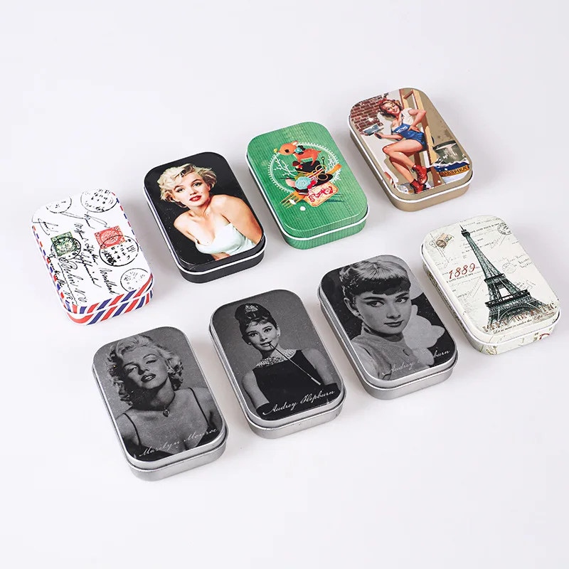 1Pc-Cute-Cartoon-Collectables-With-Flip-Tin-Box-Metal-Storage-Candy-Box ...