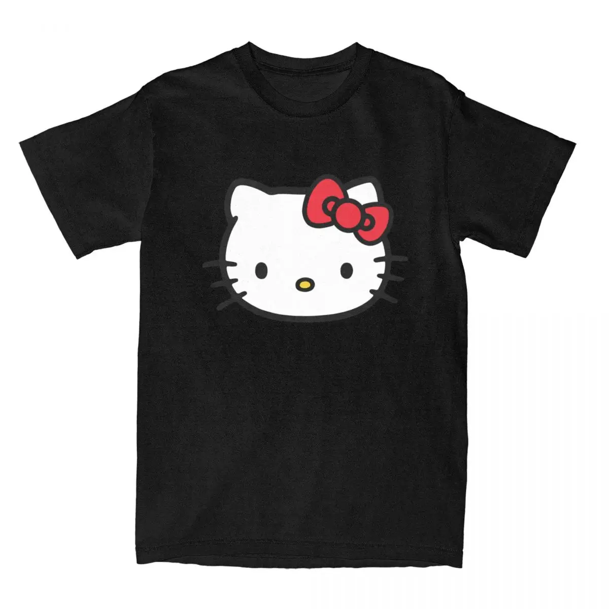 Casual-Hello-Kitty-T-Shirt-Men-Women-s-Pure-Cotton-Tee-Shirt-Plus-Size ...
