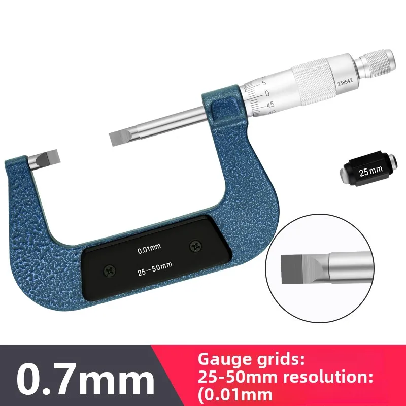 Micrometer Thin sheet Blade external groove high-precision Flat head ...