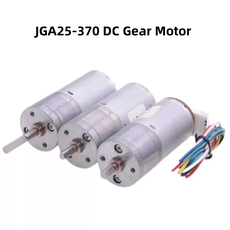 6V12V24V-JGA25-370-DC-Gear-Motor-Metal-Gear-12mm-25mm-Shaft-With ...