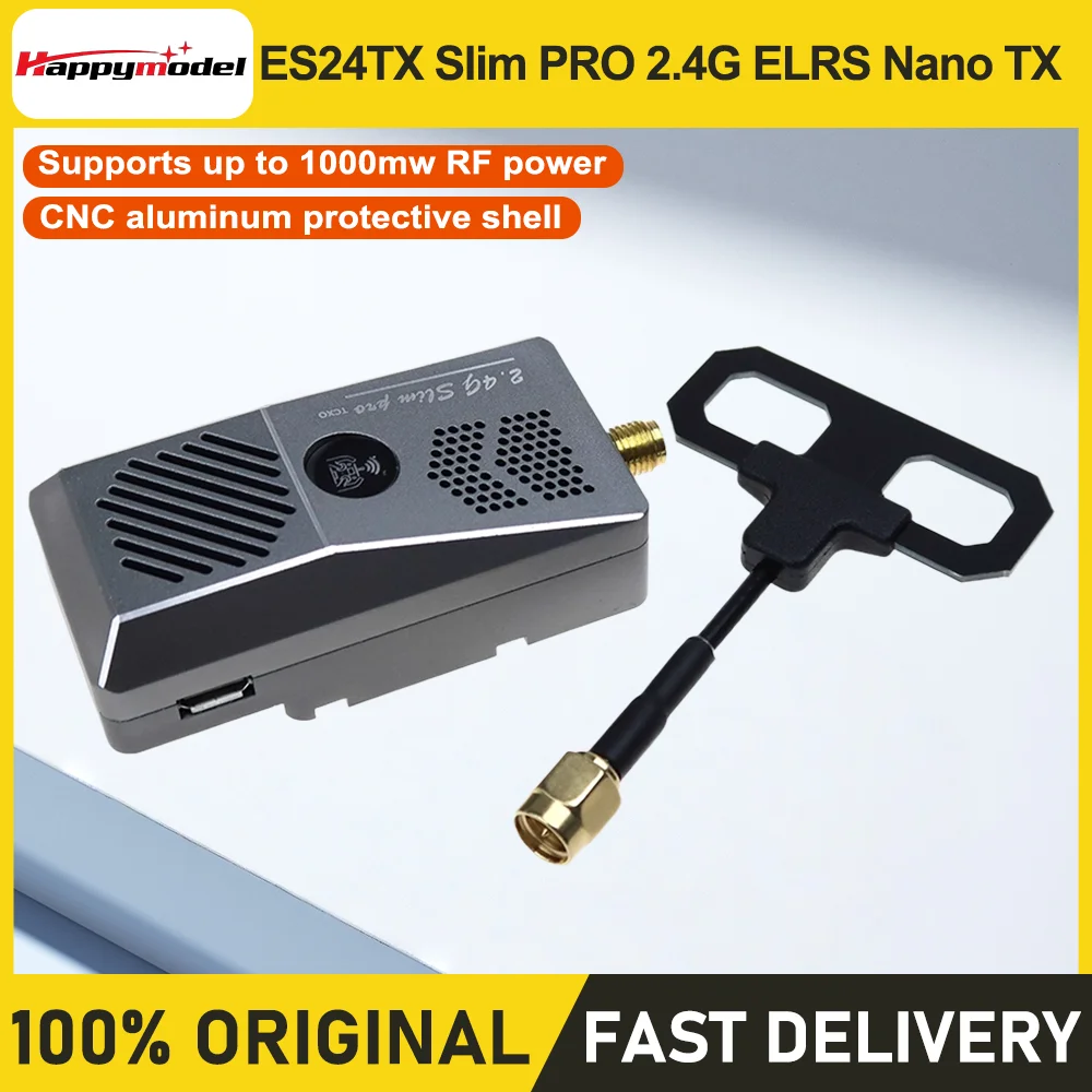 HappyModel ES24TX Slim Pro 2.4G ExpressLRS ELRS Nano TX Module with CNC ...