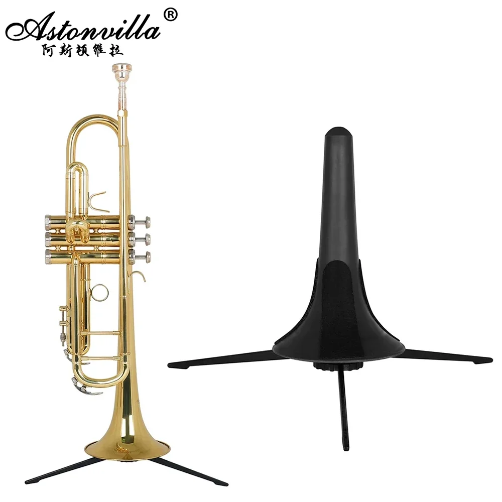 Portable-TripodBlack-Trumpet-Brass-Instrument-Accessories-Foldable ...