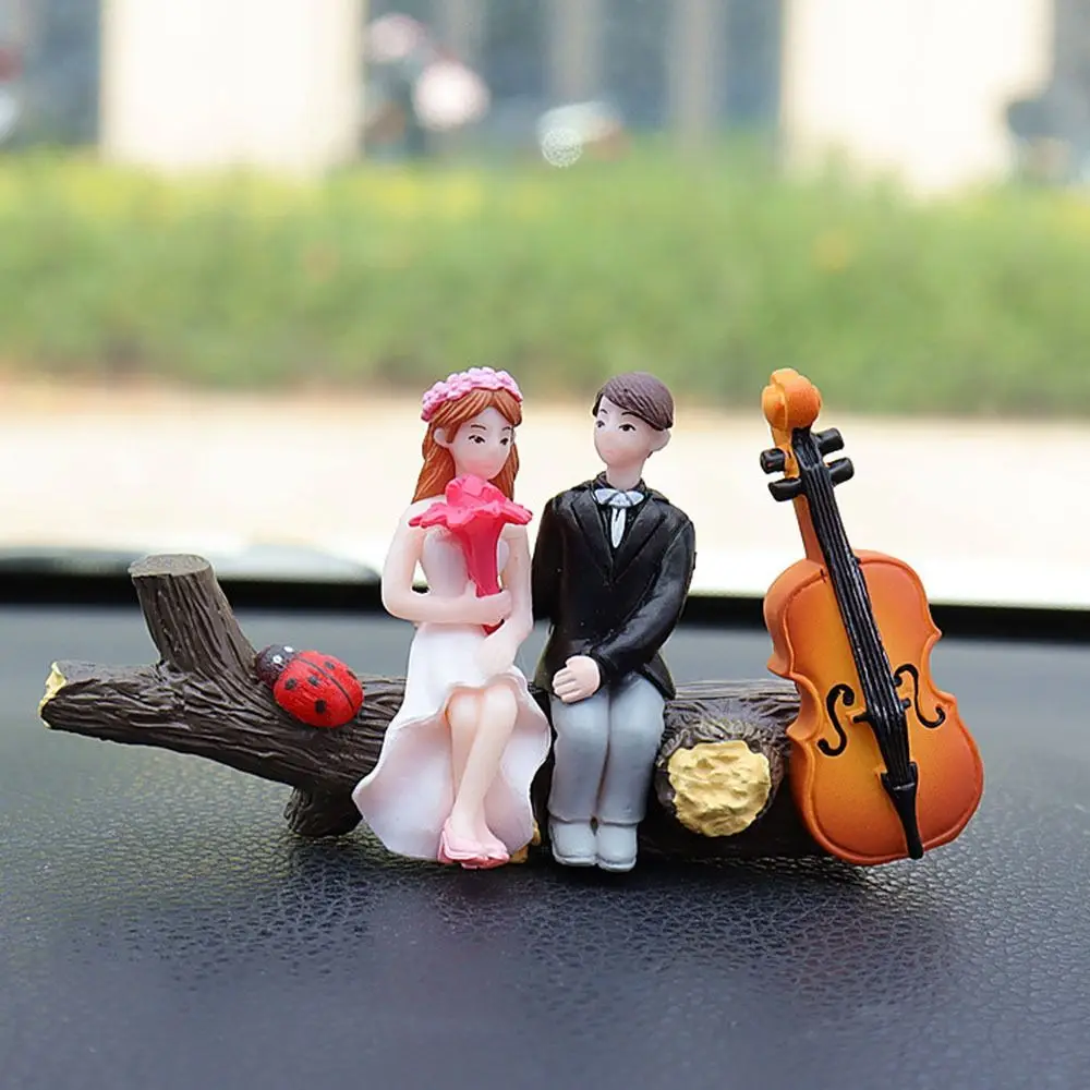 Anime Car Interior Decoration Cute Kissing Couple Action Figure Balloon ...