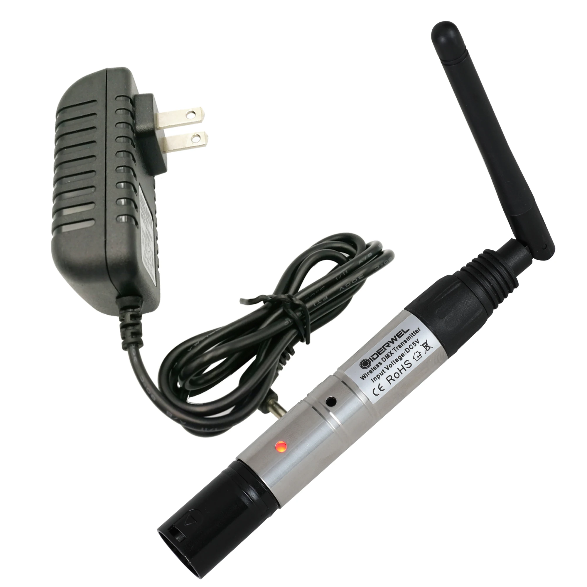 dmx light Wireless 5pin dmx512 transmitter receiver effect 2.4GISM ...