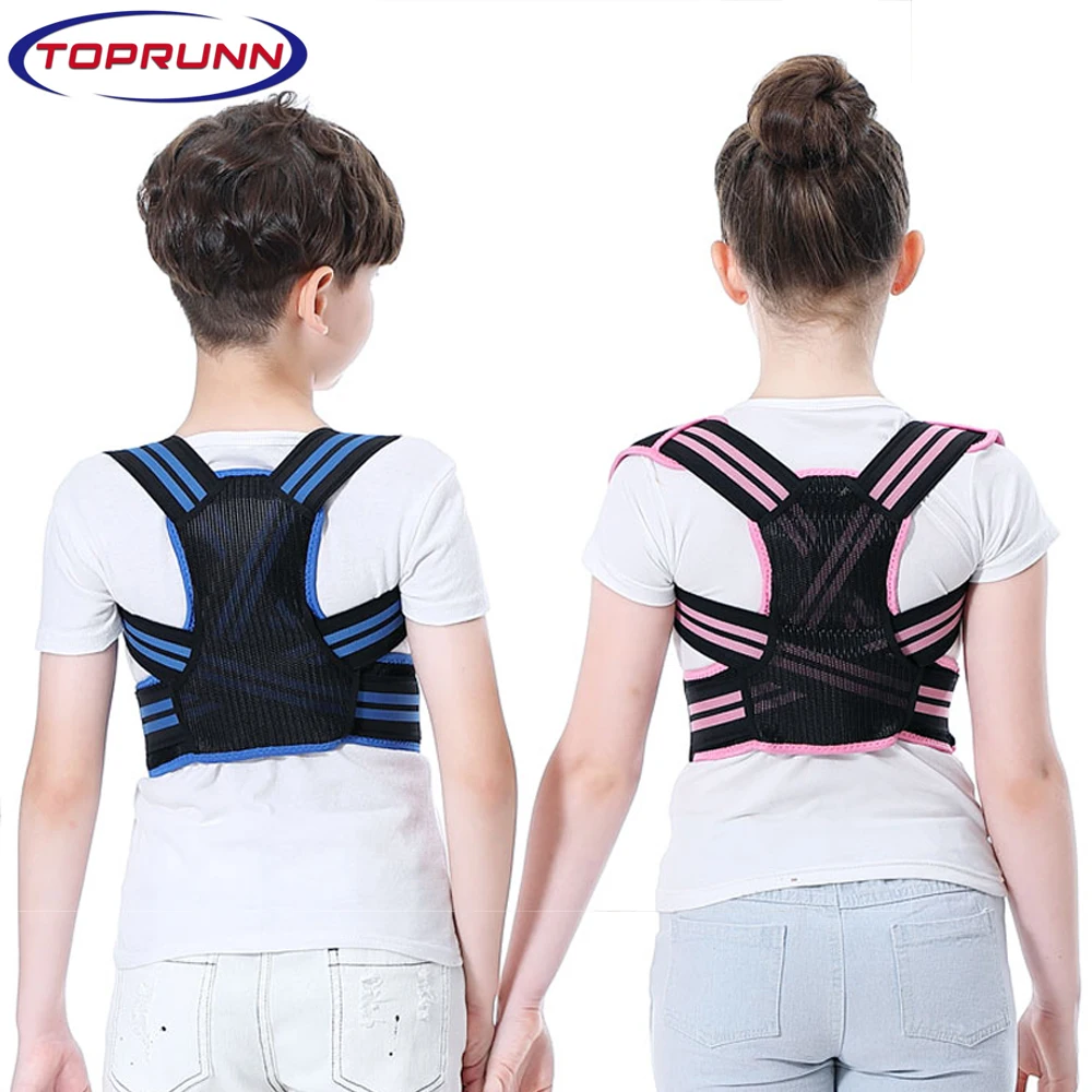 Adjustable Children Posture Corrector Back Support Belt Kids Orthopedic ...