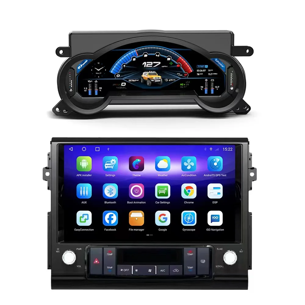 Android-Car-Digital-Cluster-LCD-Dashboard-Instrument-For-Toyota-FJ ...