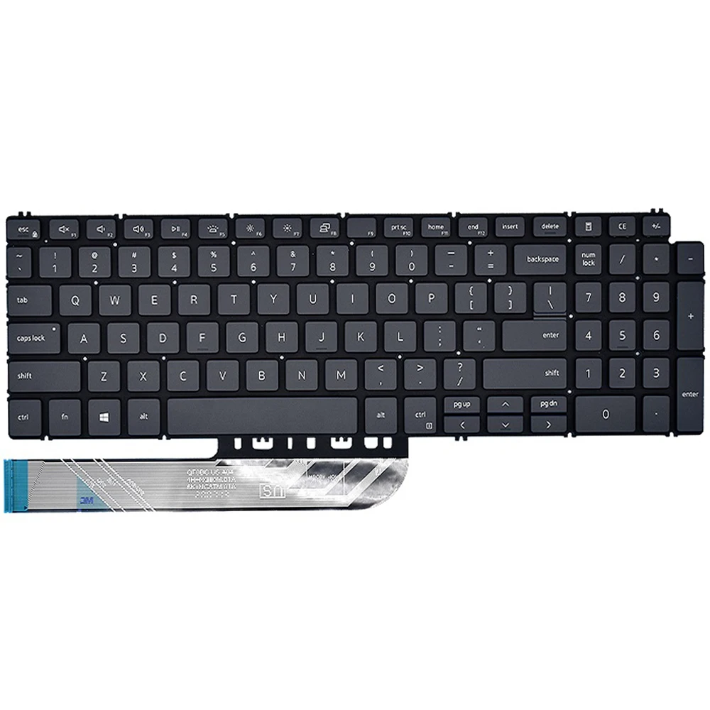 New US Keyboard For Dell Inspiron 5598 7590 5593 5584 7790 P90F 7591 ...