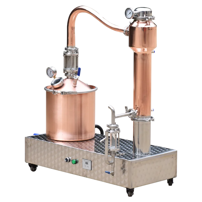 Pure Copper Hydrosol Machine - Mini Household Essential Oil Distiller ...