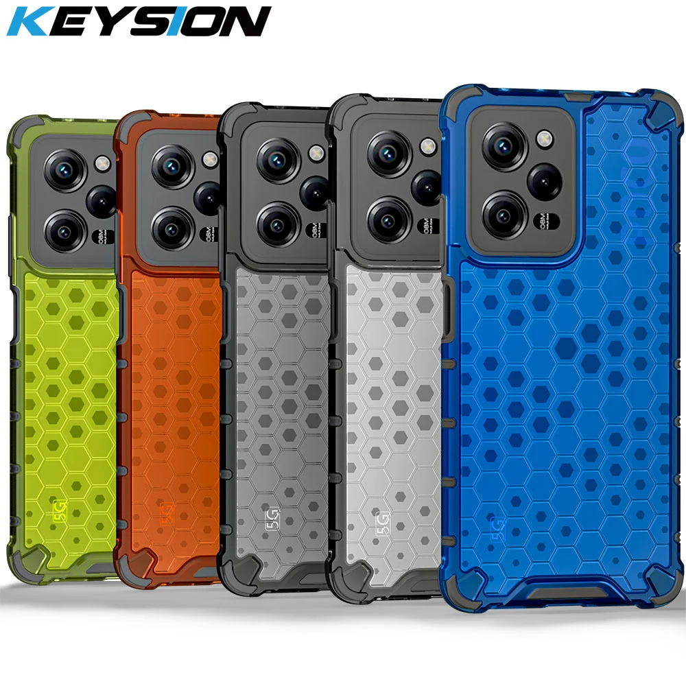 KEYSION Shockproof Armor Case for Xiaomi POCO X5 Pro 5G X4 GT ...
