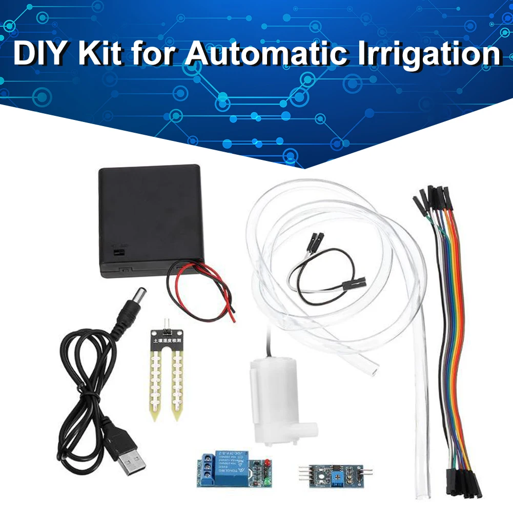 Automatic-Irrigation-Module-DIY-Kit-Soil-Moisture-Detection-Set-Relay ...