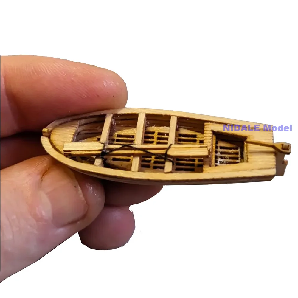 New-Arrive-Scale-1-100-Halcon1840-Mini-Lifeboat-Wooden-Model-Building ...
