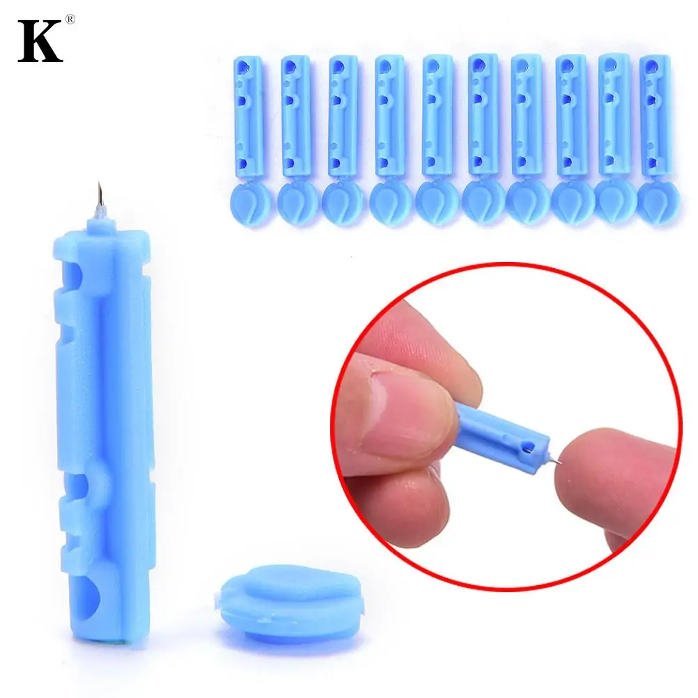 50pcs/lot Blood Lancet Pen Disposable Needles Massage Stick Use For Pen Sterile Lancets Fleam ...