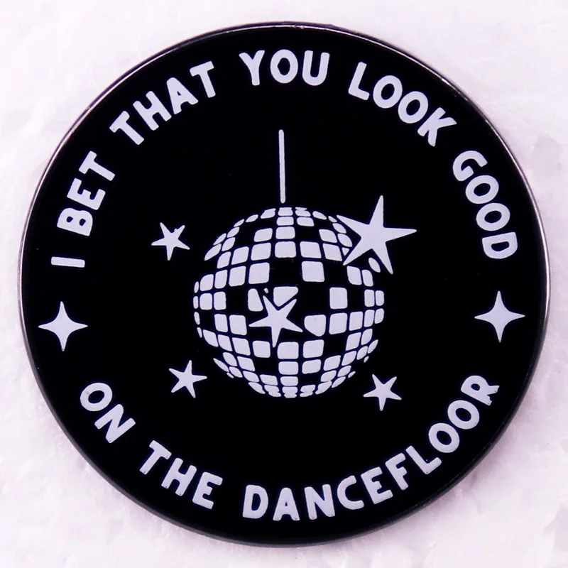 I-Bet-That-You-Look-Good-on-The-Dancefloor-Enamel-Pin-English-Rock-Band ...