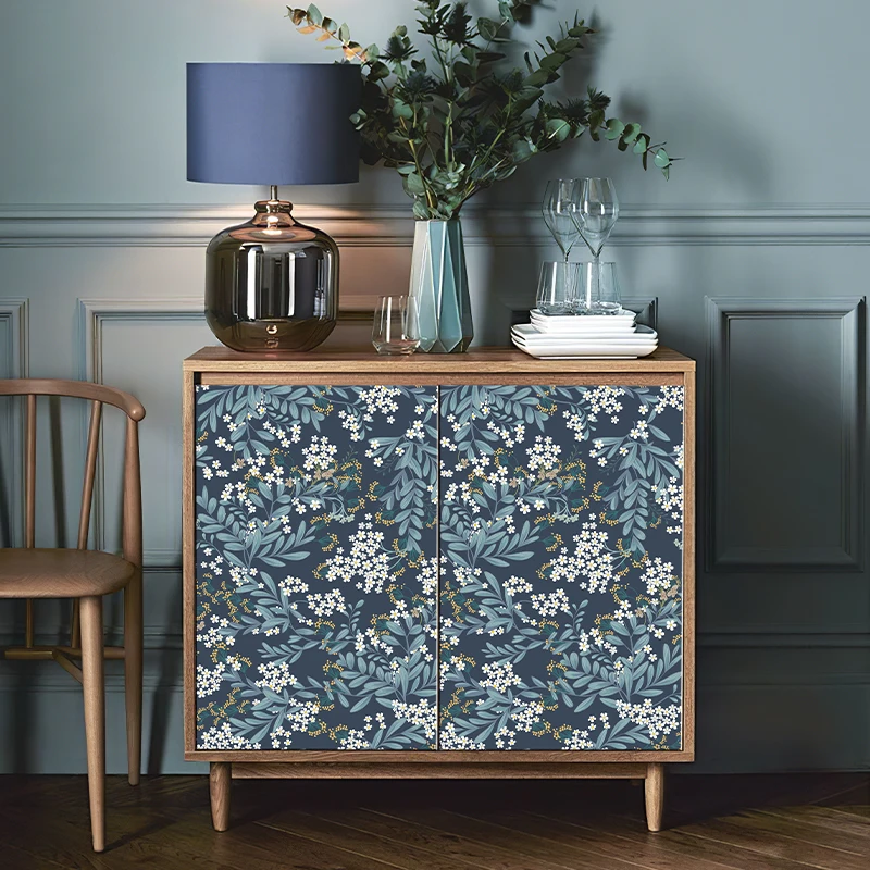 L Blue Wallpaper: Transform Your Space with Elegant Navy Blue Wall Decor