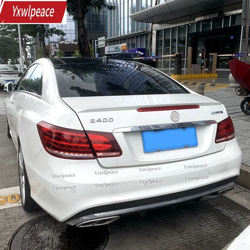 Carbon Fiber Trunk Spoiler For W207 C207 Mercedes Benz E - Class Coupe ...