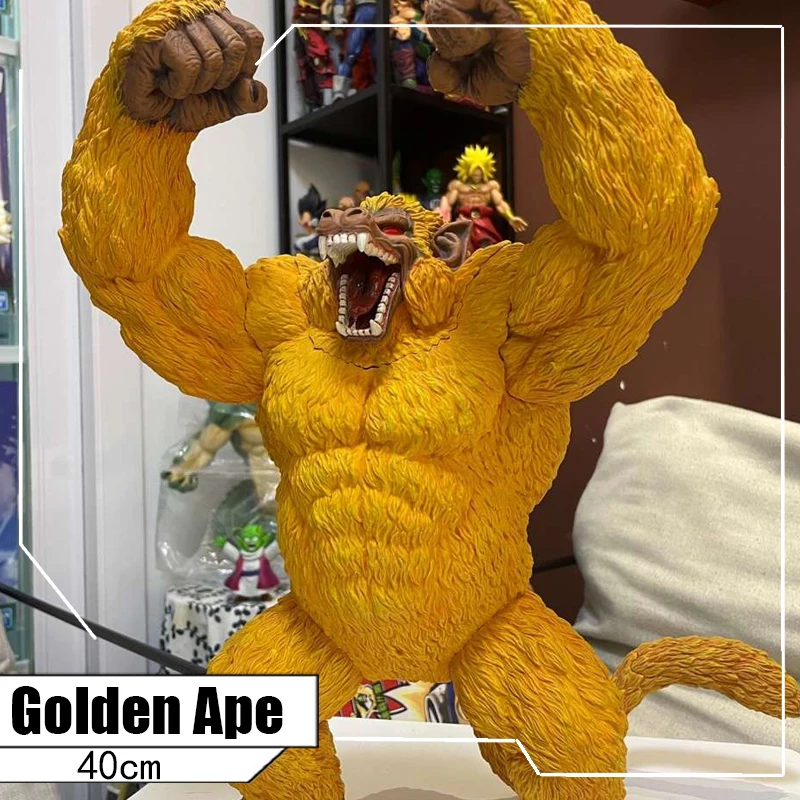 40CM-Anime-Figure-Dragon-Ball-Z-Golden-Great-Ape-Oozaru-statue-DBZ-Goku ...