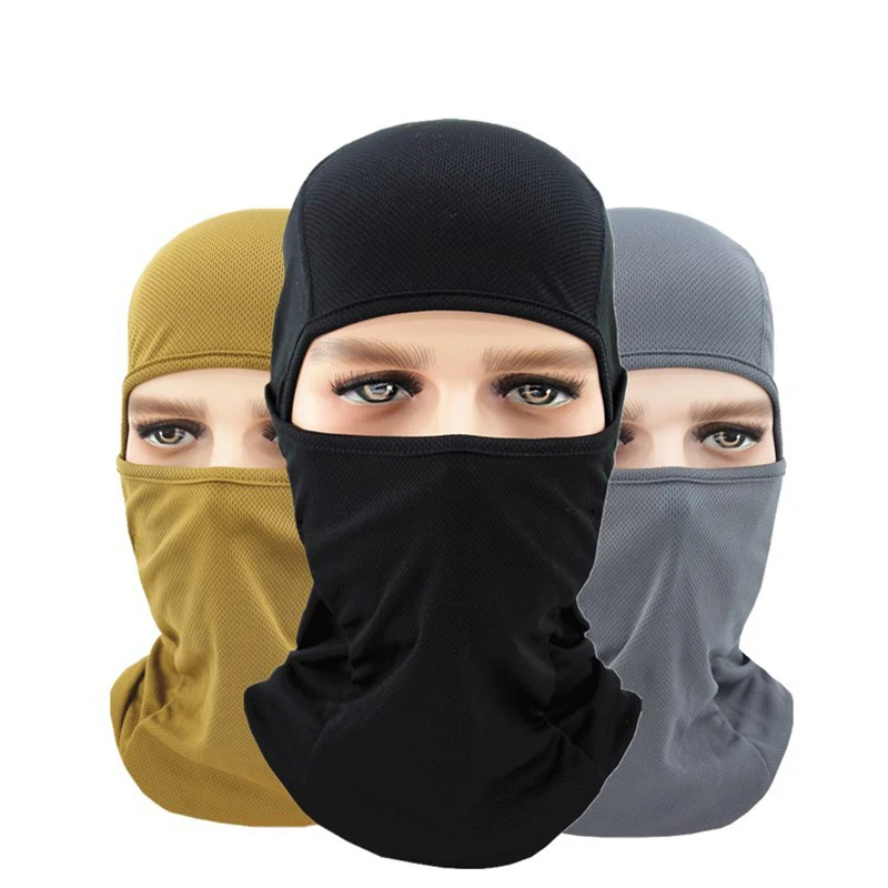Motorcycle Full Face Mask Balaclava Tactical Masks Men Women Breathable ...