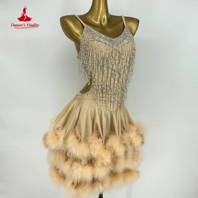 Latin Dance Competitoin Clothing Customsize Female Adult Rumba Chacha ...
