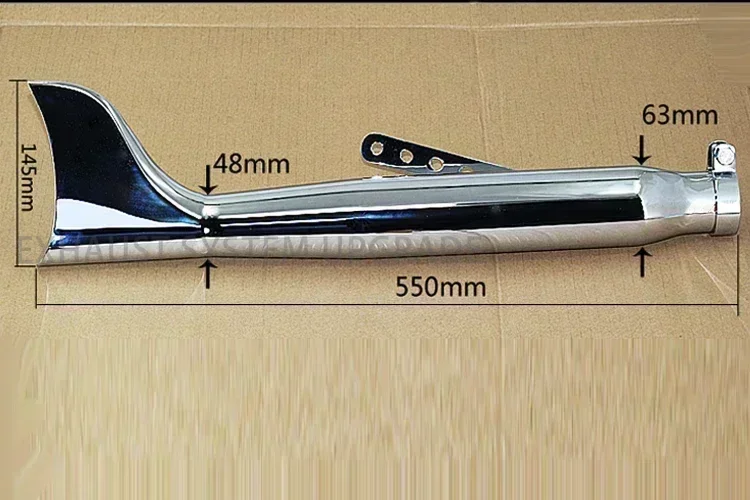 Motorcycle-Accessories-Exhaust-Pipe-Universal-Fish-Tail-for-Bobbers ...