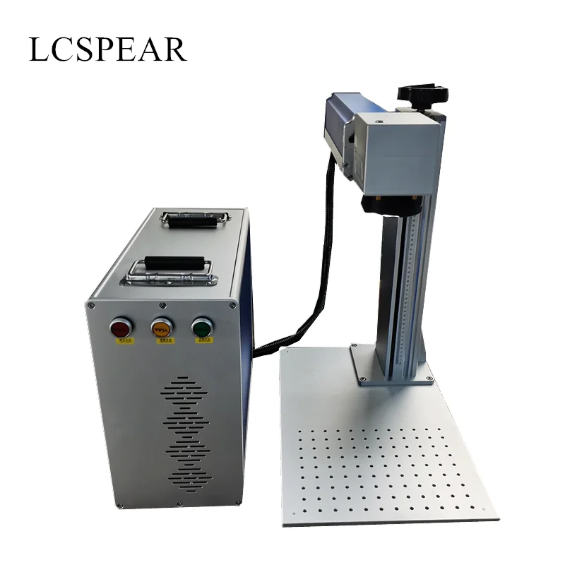 Raycus 20w 30w 50w Fiber Laser Marking Machine With D80 And Rings ...