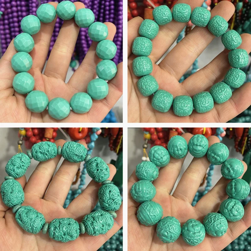 Pulsera-con-cabeza-tallada-de-porcelana-alta-para-hombre-sujetador-de ...