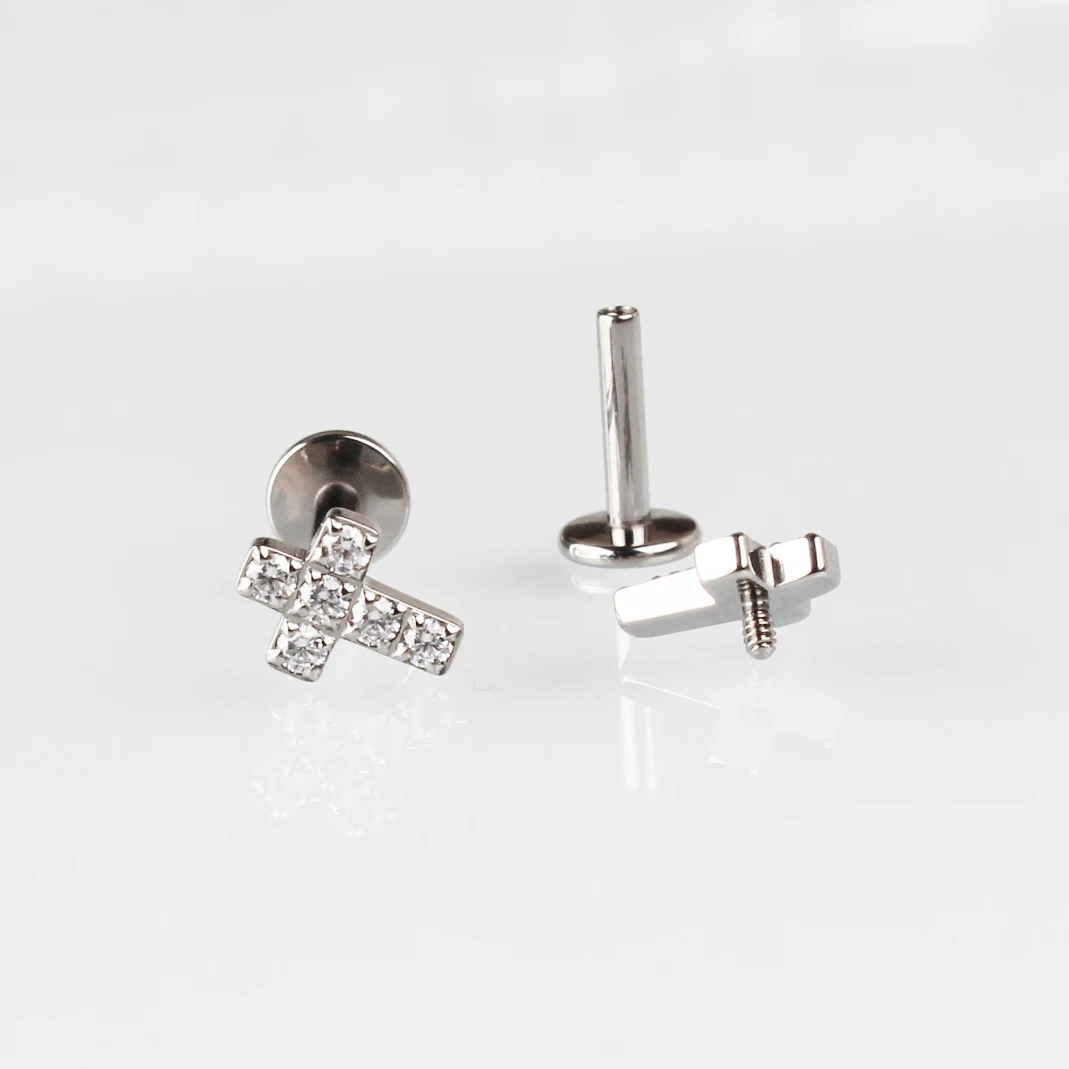 ASTM-F136-Implant-Grade-Titanium-Internal-Thread-Cross-CZ-16G-14G ...