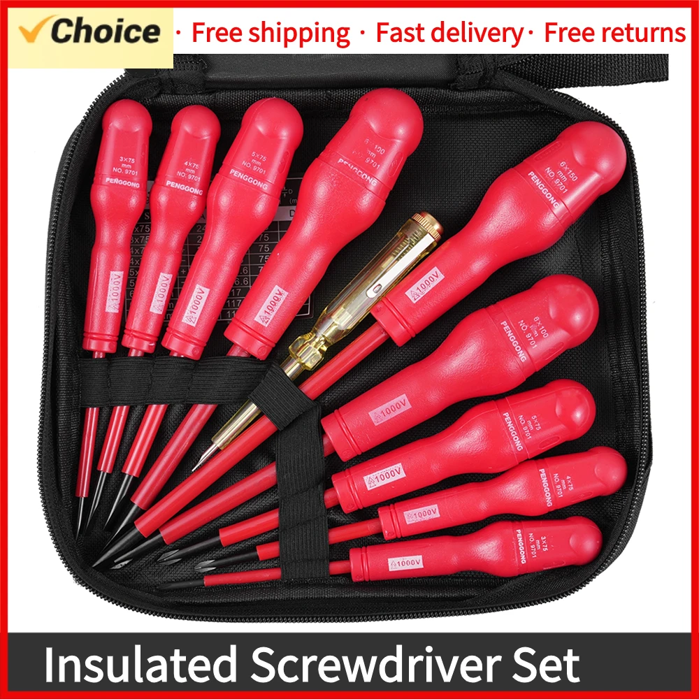 PENGGONG-Insulated-Screwdriver-Set-1000V-Insulated-Electrician ...