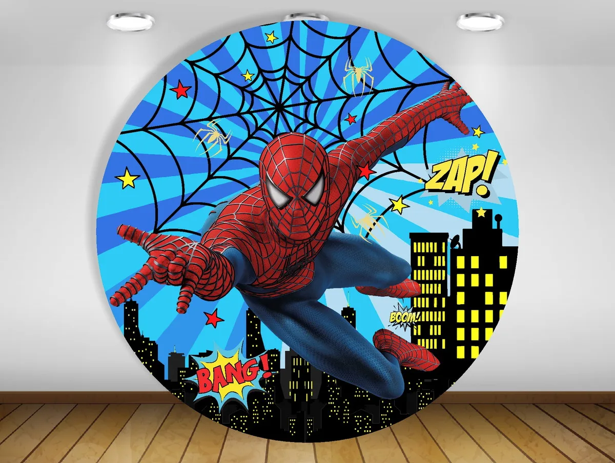 Marvel Spiderman Theme Birthday Decoration Happy Birthday ...