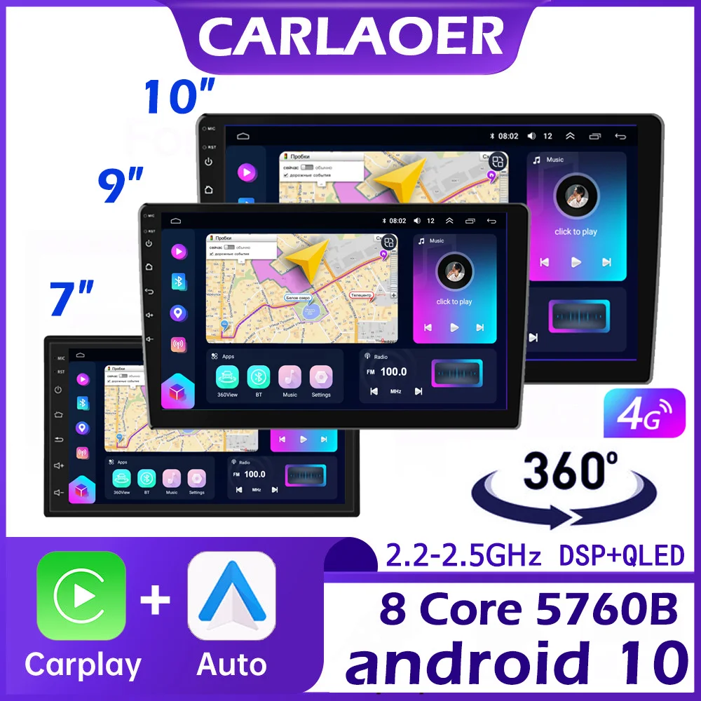 Carro-Android-Multimedia-Player-2-Din-R-dio-7-9-10-Carplay-para-Toyota ...