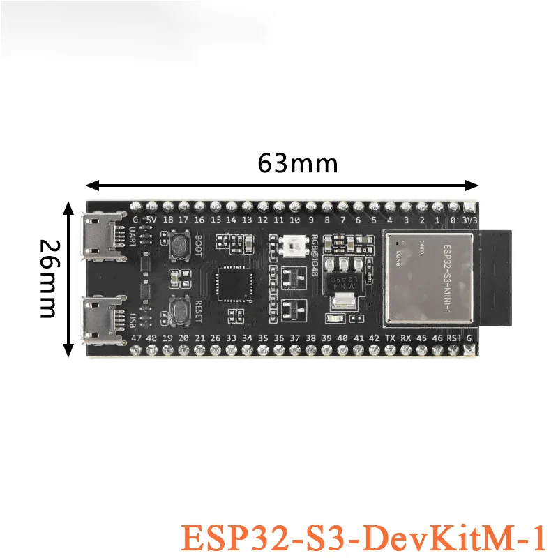 ESP32 DevKitM ESP32 S3 DevKitM 1 Development Board ESP32โมดูล ESP32 S3 ...