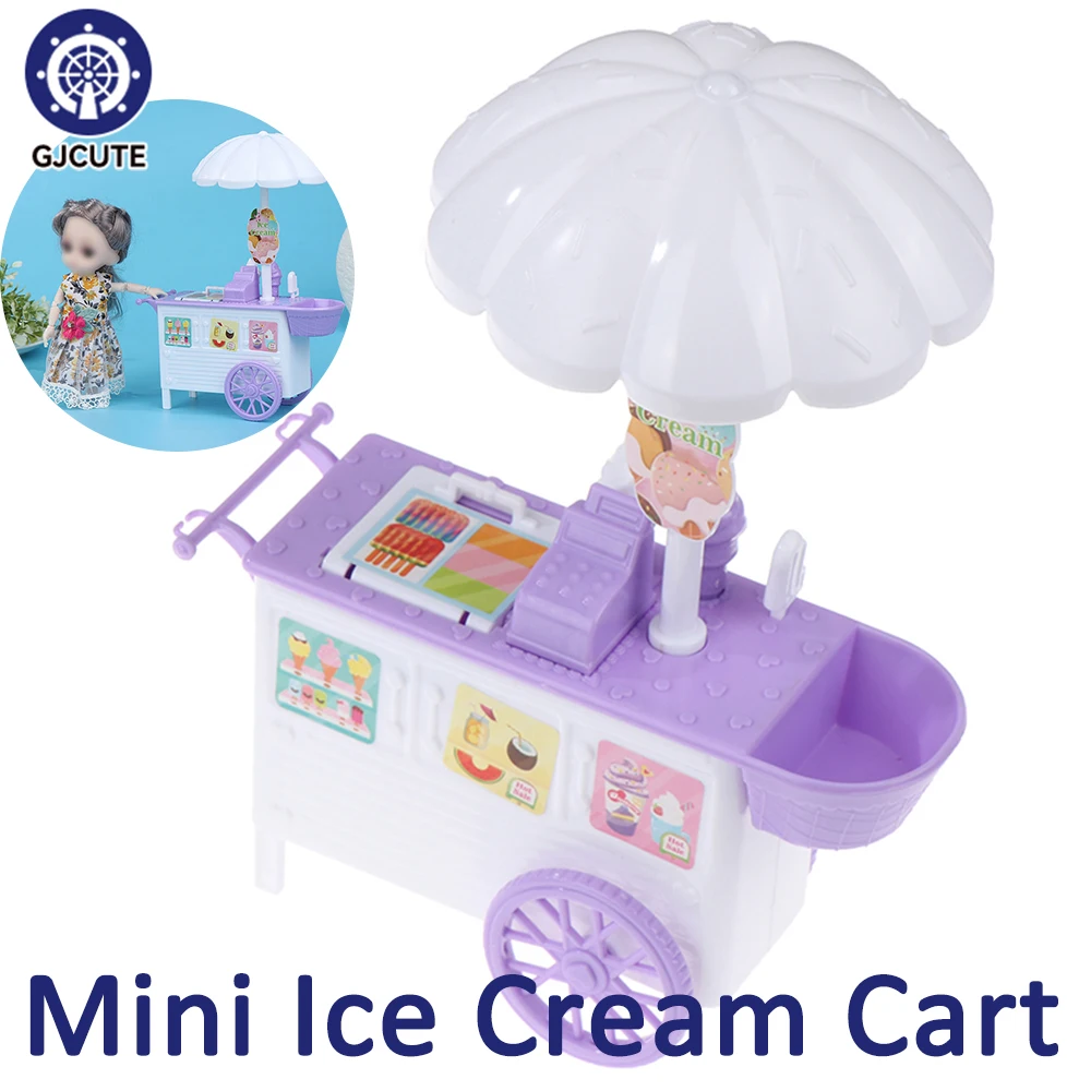 Doll-House-Miniature-Simulation-Ice-Cream-Cart-Mini-Ice-cream-Van ...