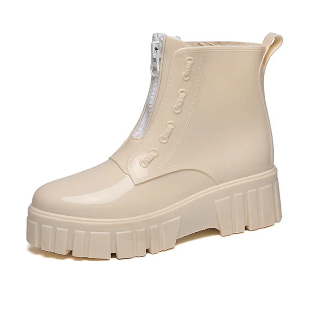 Fashionrain Boots Women Waterproof Car Wash Work Non-slip Mid-calf ...