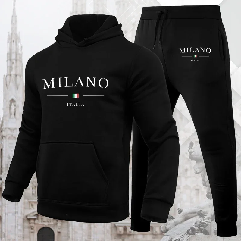 Men-s-Luxury-Hoodie-Set-Milano-Print-Sweatshirt-Sweatpant-for-Male ...