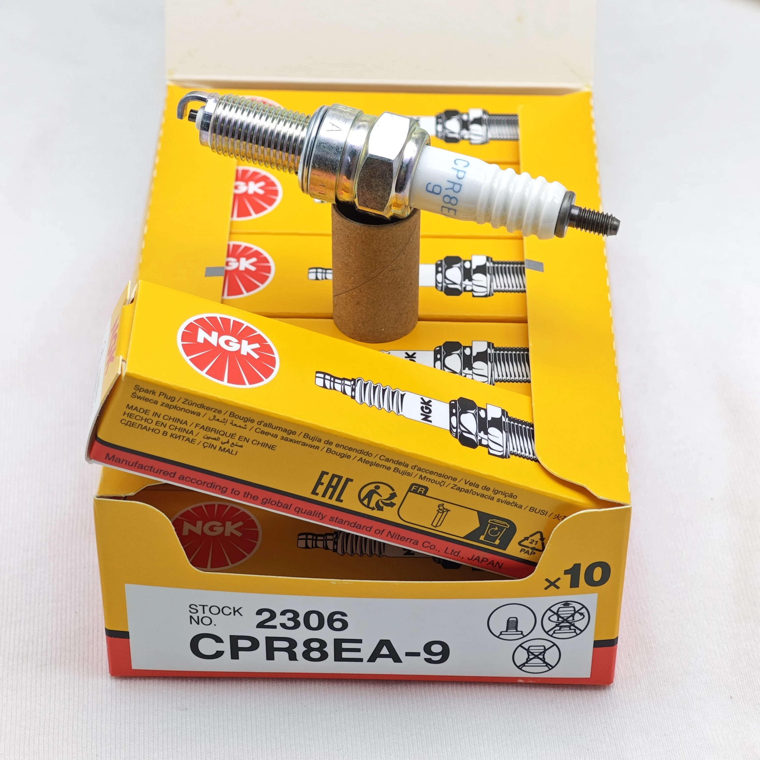 10pcs Original NGK Motorcycle Spark Plug CPR8EA-9 2306 - AliExpress 34