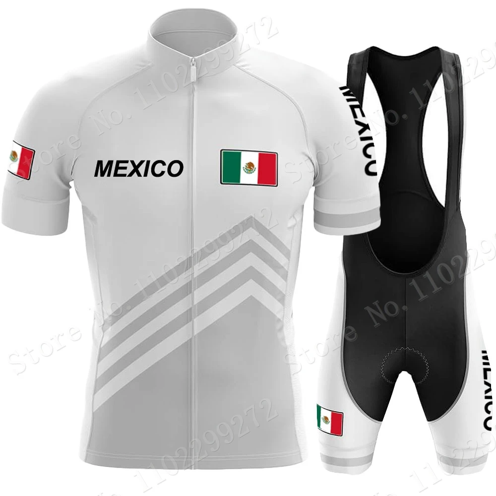 2023-Mexico-National-Team-Cycling-Jersey-Set-Mexican-Flag-Clothing-Road ...